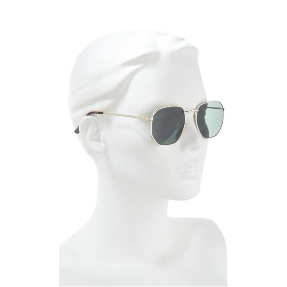 bp | Accessories | Gradient Round Uv Protection Gold Frame Sunglasses ...